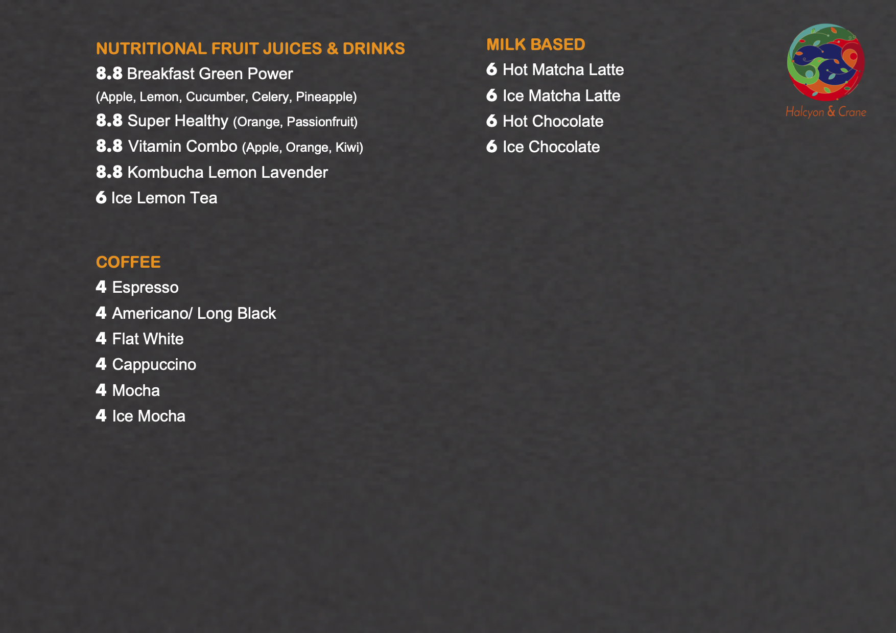 Halcyon & Crane All-Day Brunch (Island Wide Delivery) – Birds Of A ...